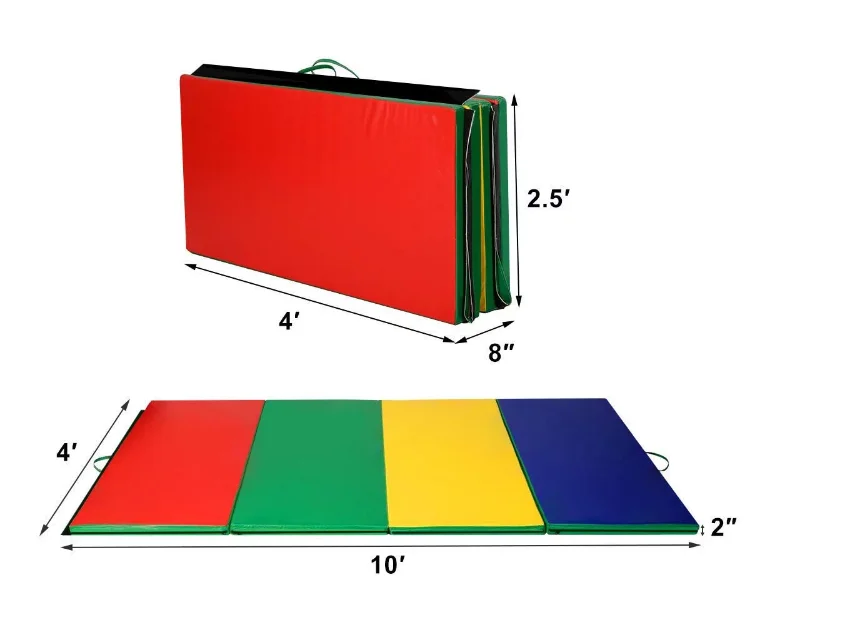 Cheap Folding Cheer Foam Mat Cheerleading Used Gymnastics Tumbling Gym ...