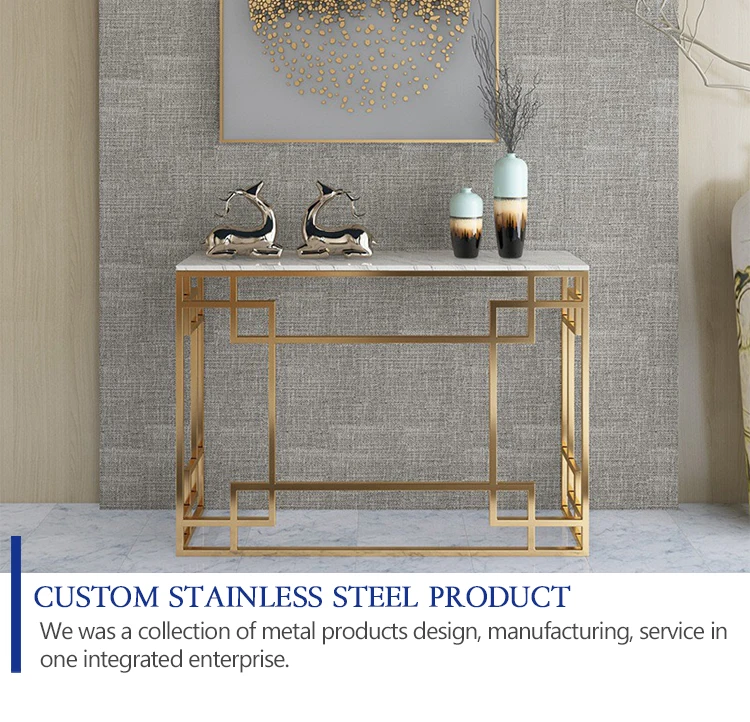 Stainless Steel Gold Dining Table Base For Coffee Table Decorative ...