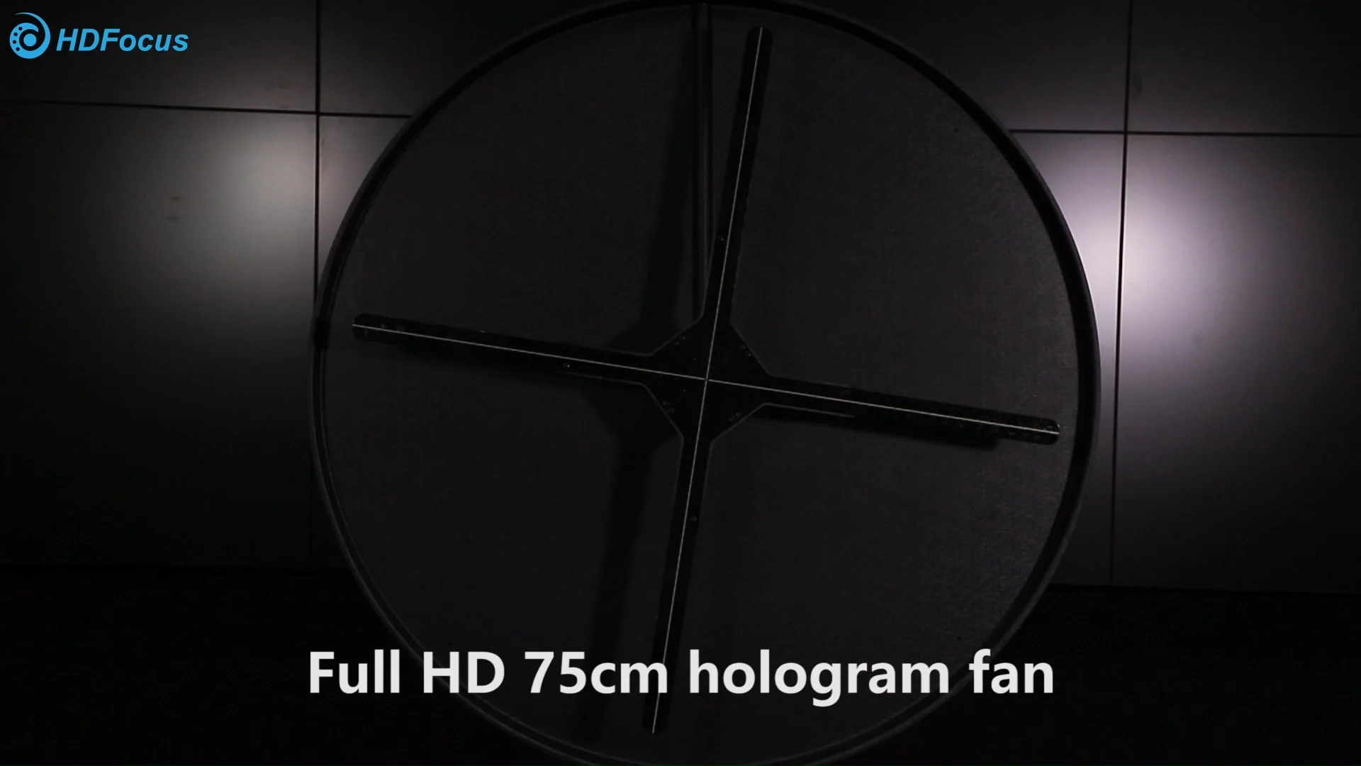 Creative Logo Advertising 3d Hologram Light Holographic Fan - Buy ...