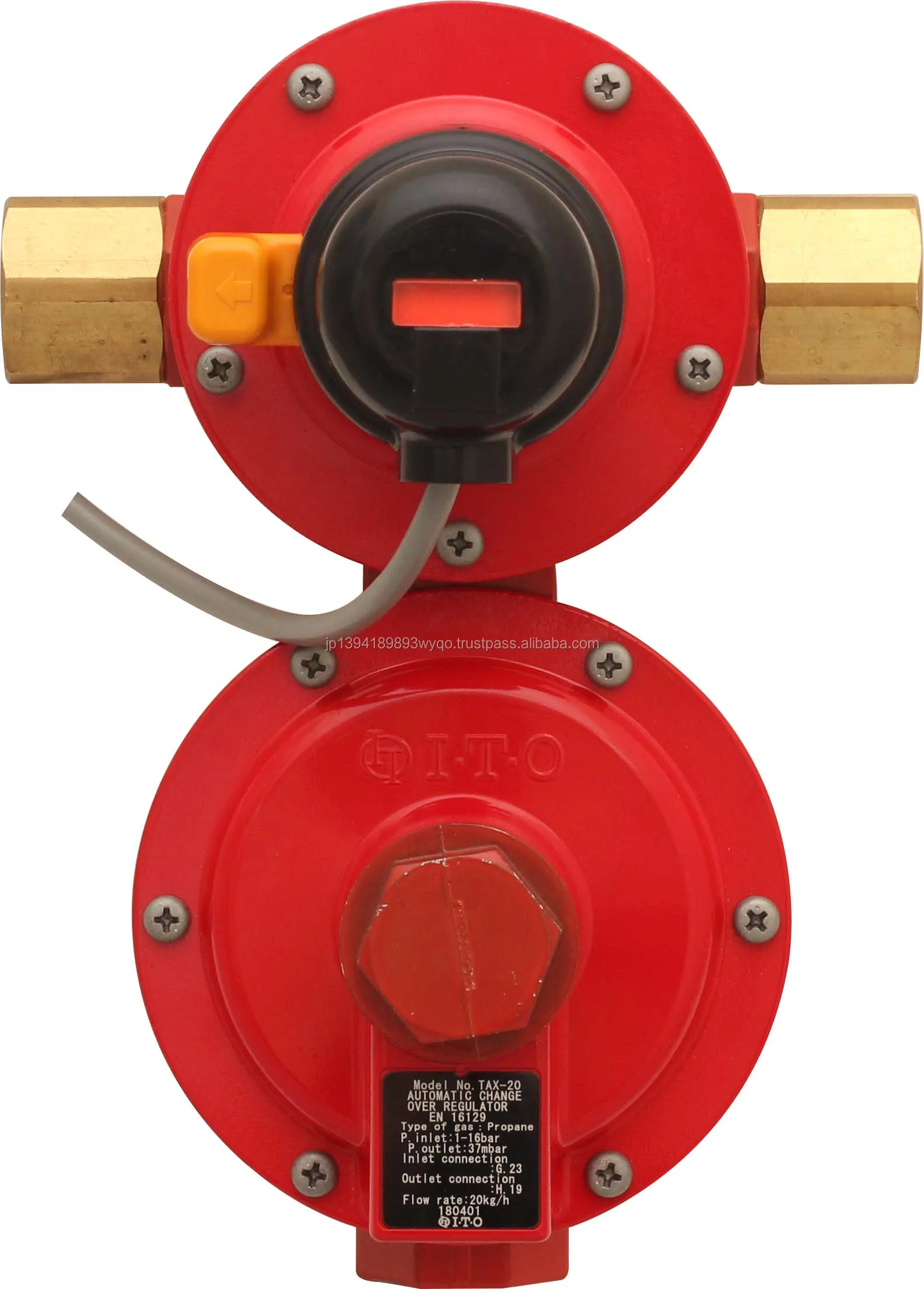 Gas LPG Hand Gas Control Valve with Automatic Changeover Regulator and ...