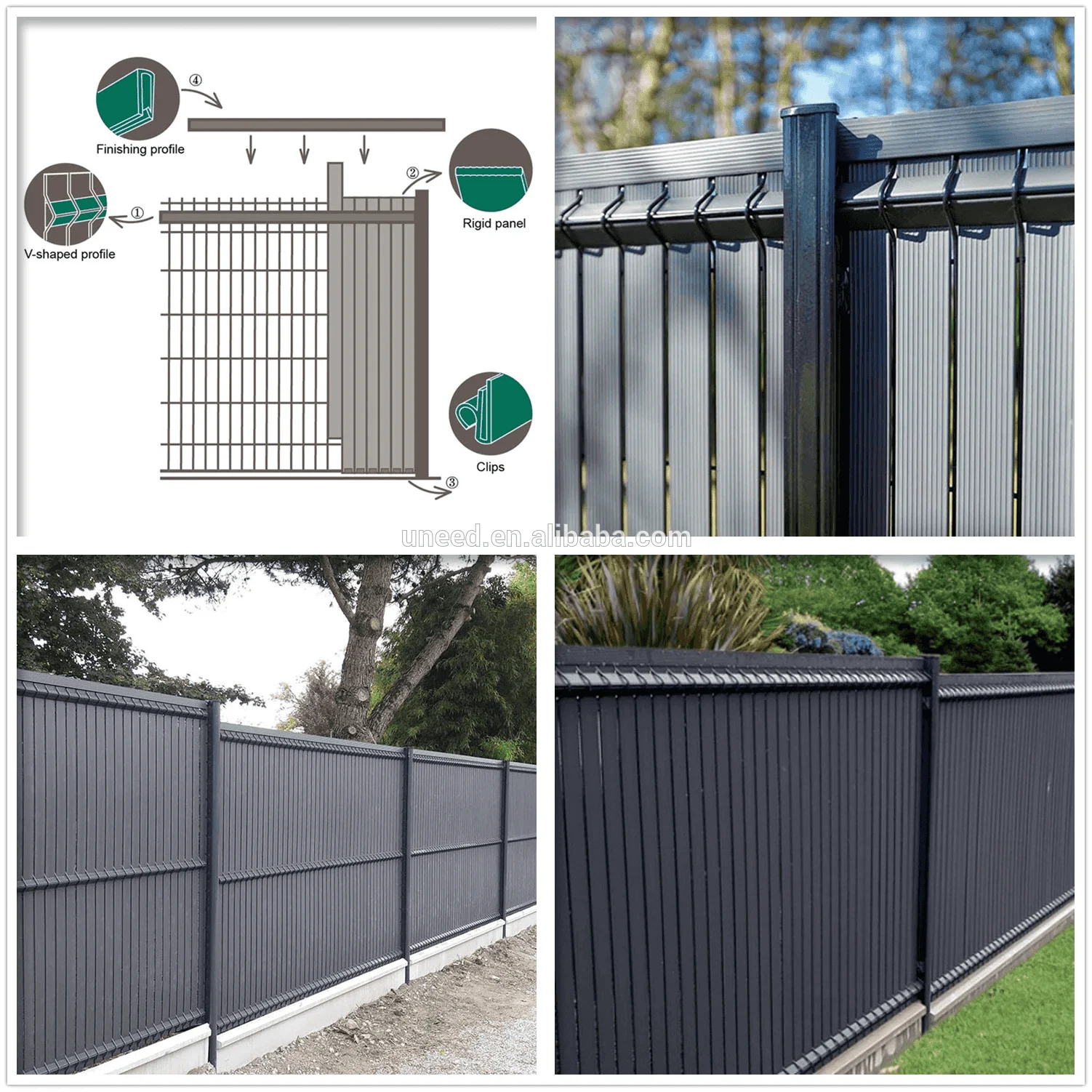 4.7cmx50m PVC Hard Strip Screen Fence Privacy Garden Fence| Alibaba.com