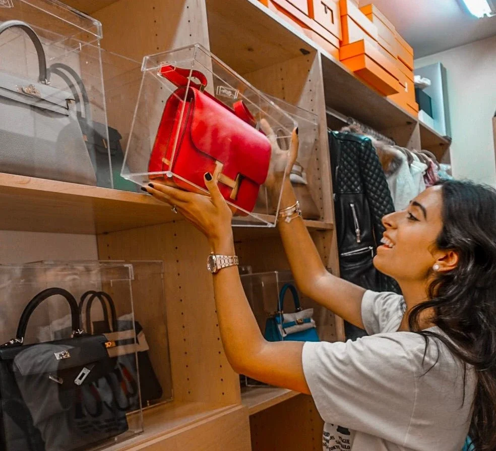 VONVIK Acrylic Bag Display Cabinet Luxury Bag Display Stand| Alibaba.com