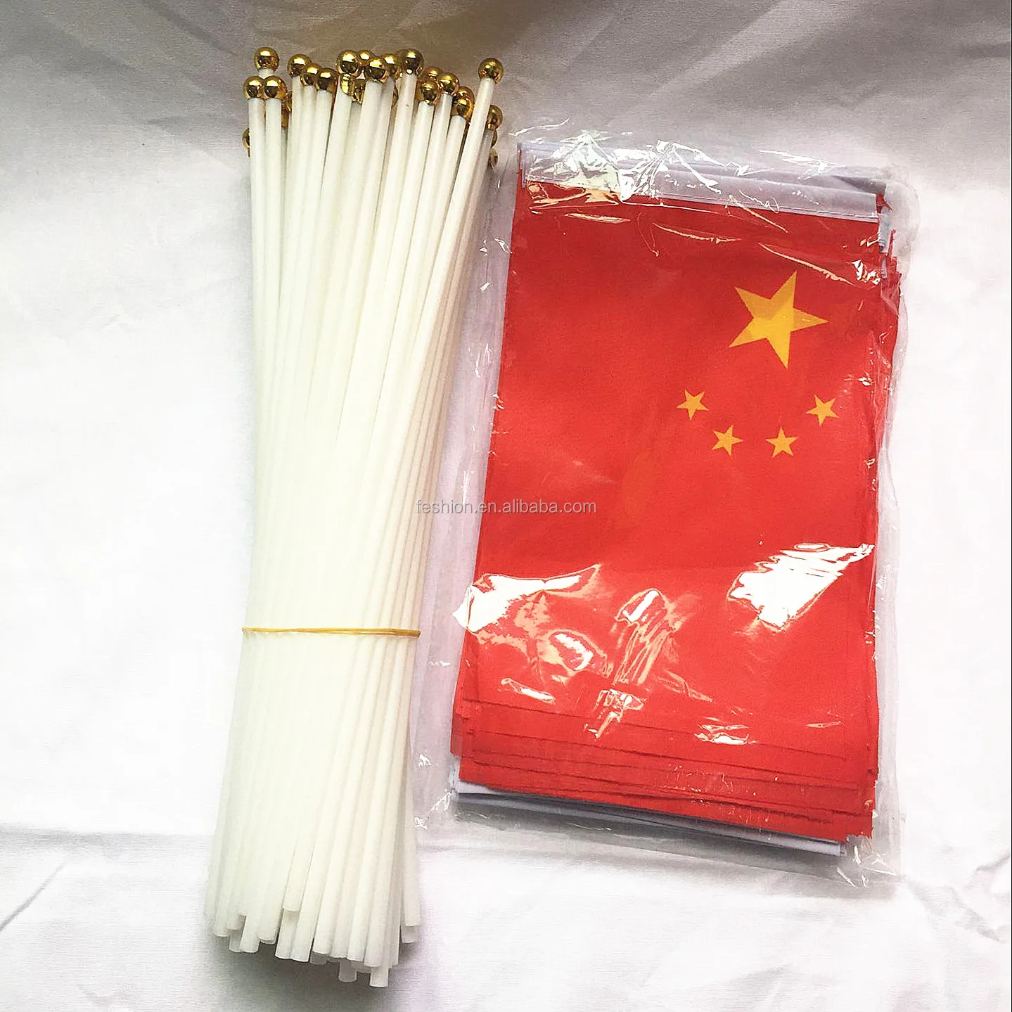 Wholesale 200 Countries Small Hand Flag Pole White Plastic Flag Stick ...