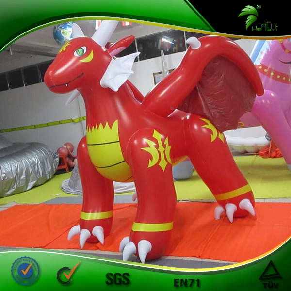 2m Hot Fire Custom Inflatable Charizard Dragon by Hongyi
