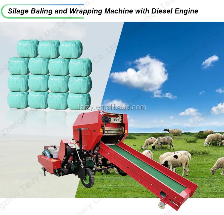 Corn Silage Baler Wrapper - High Productivity & Quality