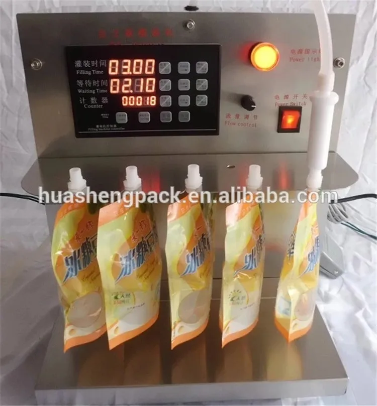 Manual Spout Pouch Filling Machine - 17 Liters per Minute