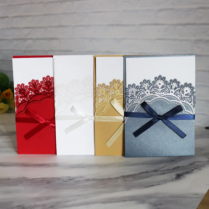 Factory Direct Selling Wedding Invitation Cards White Blank Inner Pages ...