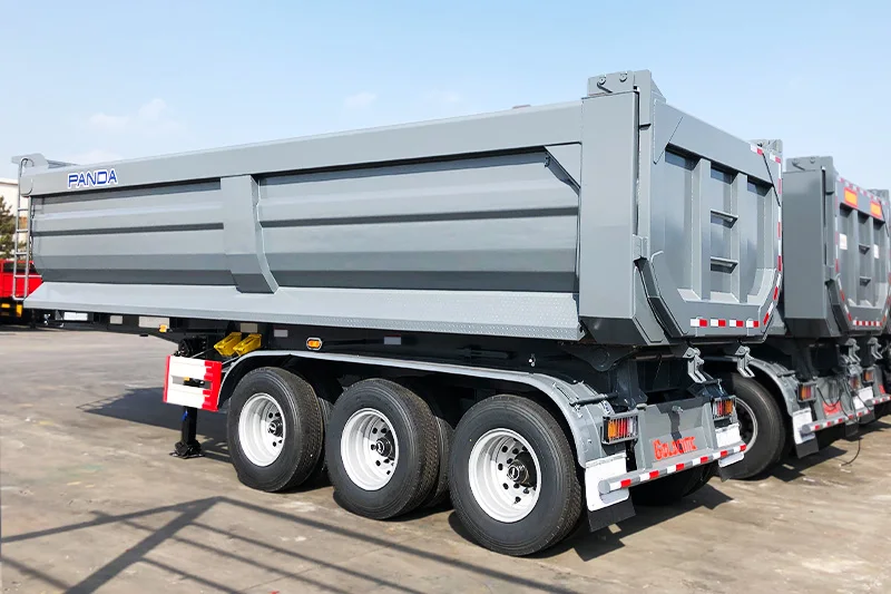 50 to 70 ton rear dumping truck trailer | dumper trailer