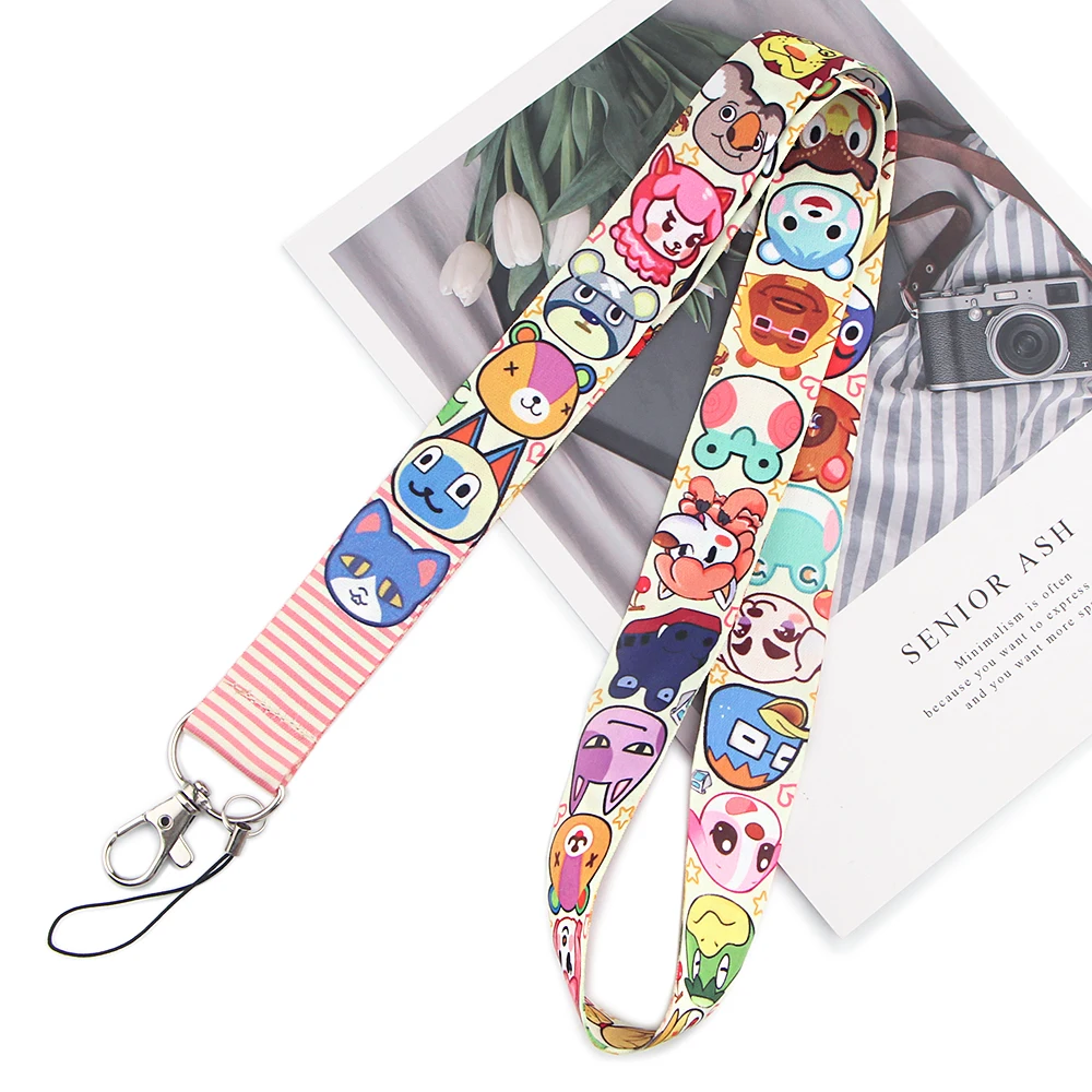 Be0095 Custom Lanyard Cute Cartoon Animals Neck Strap Key Lanyard Id ...