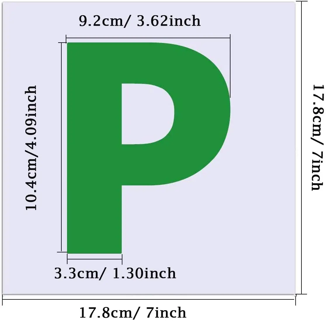 Magnetic L&p Plates For Learners For Car Red L Plates Drivers,Easy To ...