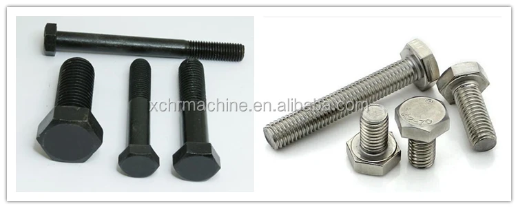Hex Bolts Making Machine M6 M8 M10 M18 M20 M24 Hexagon Bolt Production ...