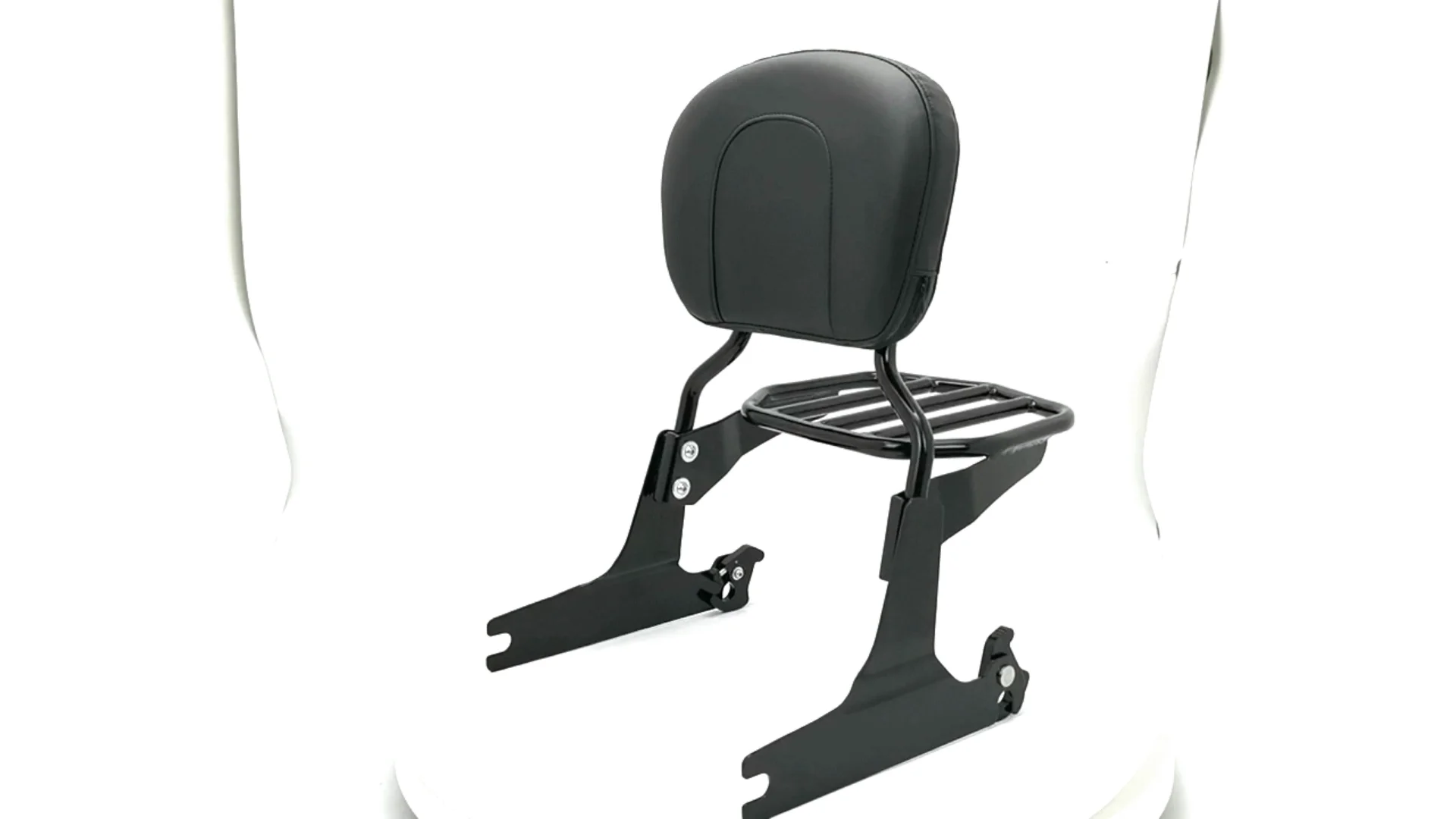 Passenger Motorcycle Backrest Rear Luggage Rack Sissy Bar For Harley ...