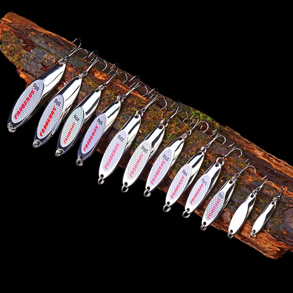 Horizon Metal Fishing Lure Stencils Hard Spinner Fishing Spoon Lures ...