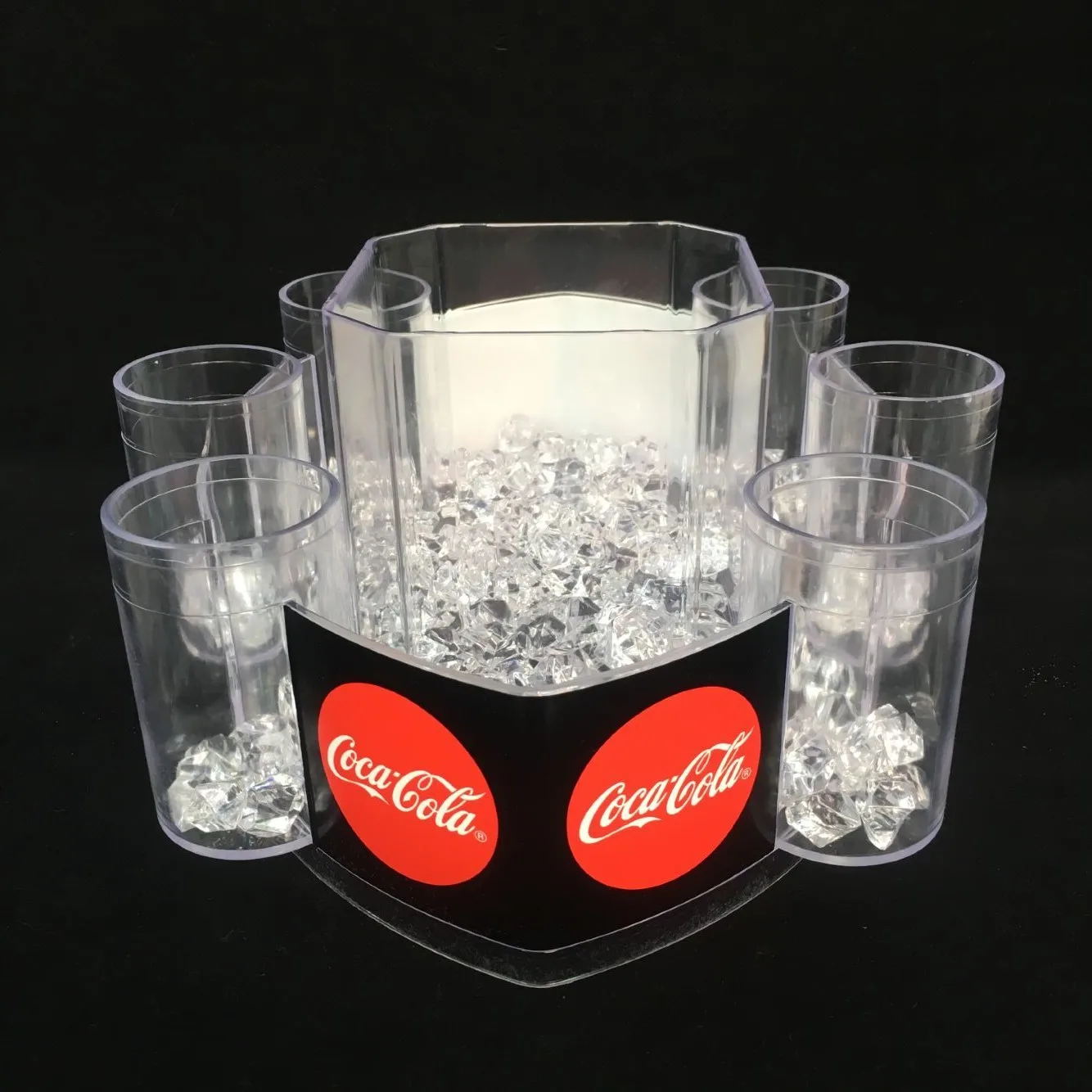 Red Bull Boat Can Vodka Energy Drink Transparent Ice Bucket
