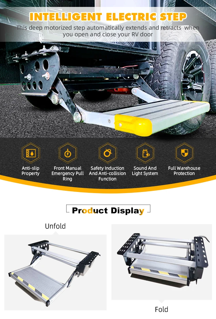 Caravan Step Pull Out Step Single Aluminium 200kg Rv Parts Accessories ...