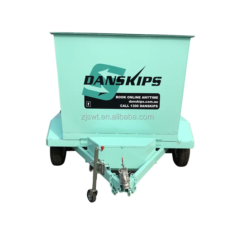 Hydraulic Bins Tipper Mini-Dumpster Trailers for Efficient Waste ...