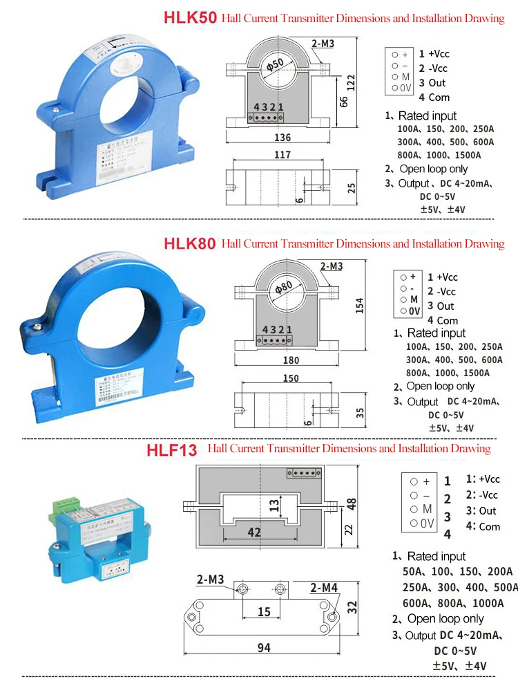 Hall Effect DC Current Sensor 010V 1000A LEM - 5 Year Warranty