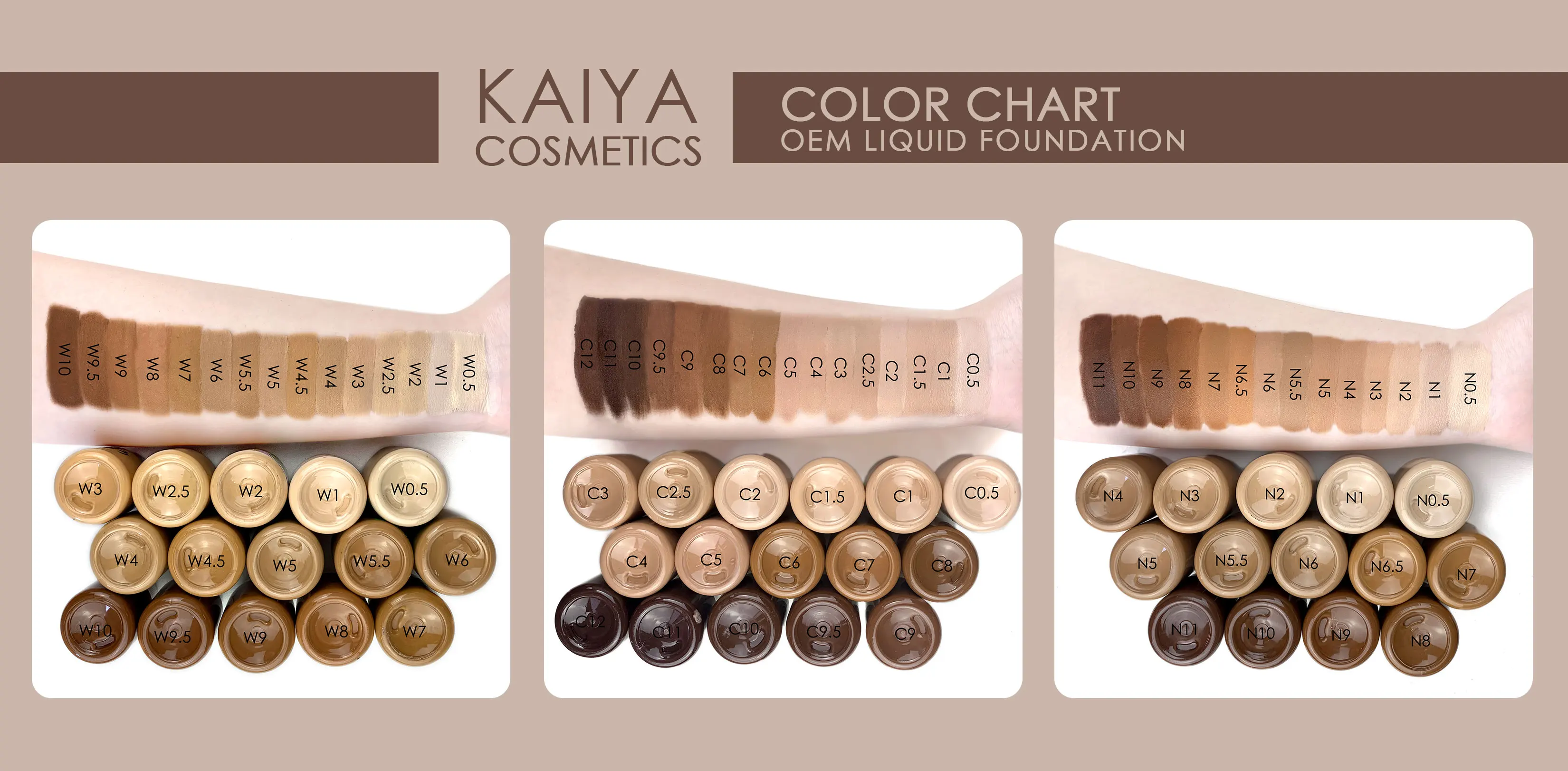 Cosmetic Face Body Liquid Foundation - Lightweight & Nutritious