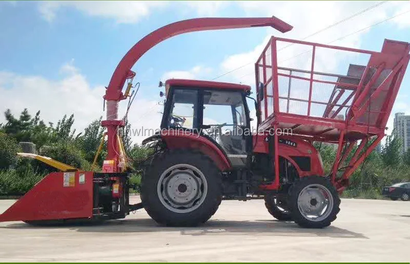 Tractor Mounted Mini Forage and Silage Harvester for Corn