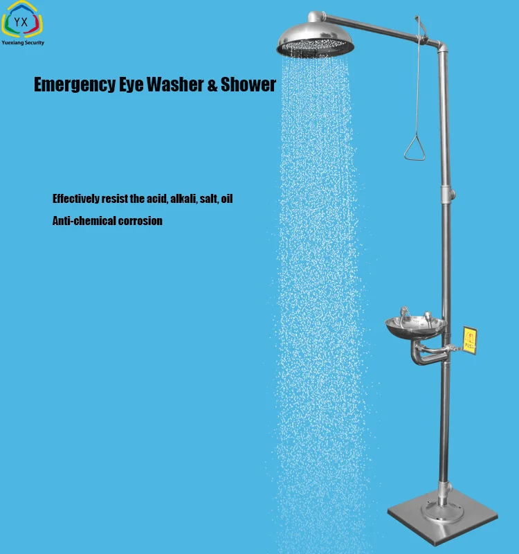 Emergency Safety Products Immediate Response Shower and Eye Washer ...