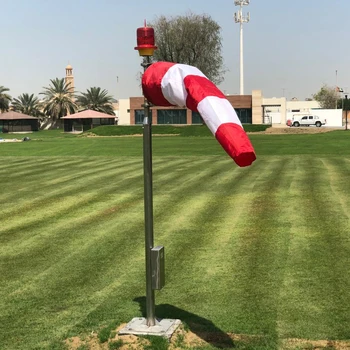 Heliport Wind Cone 2m/3m/4m/5m/6m Helipad Windsock With L-810 ...