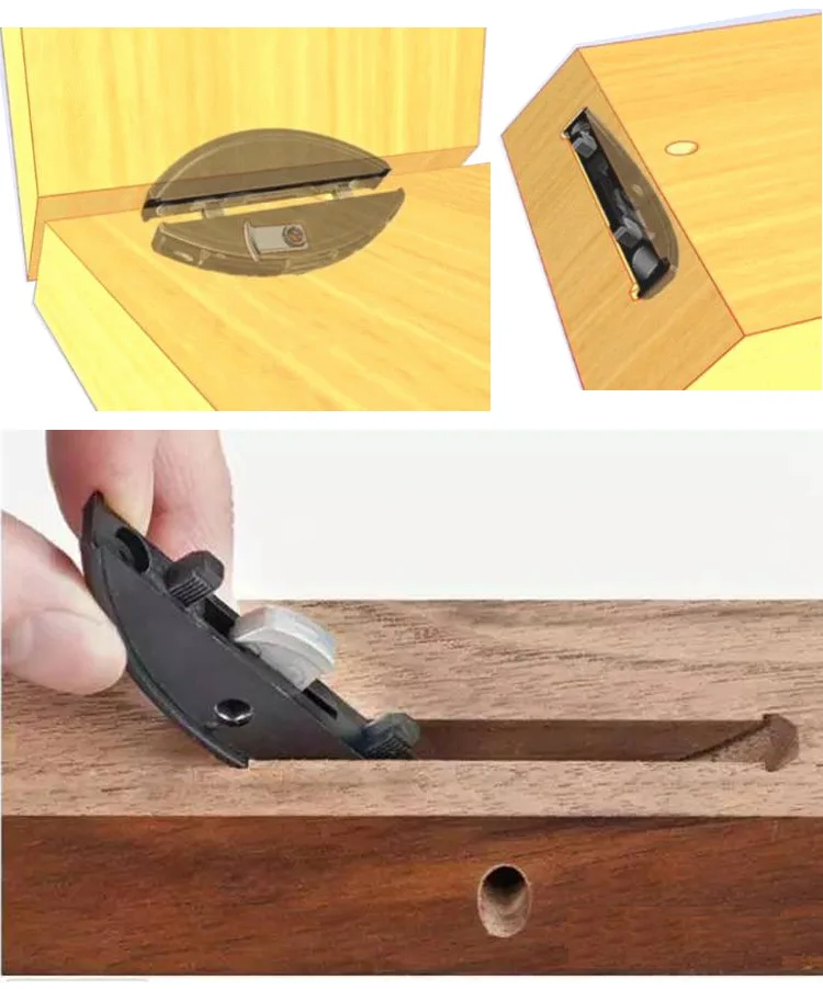 Industrial Furniture Plastic Invisible Hidden Joint Connector for DIY ...