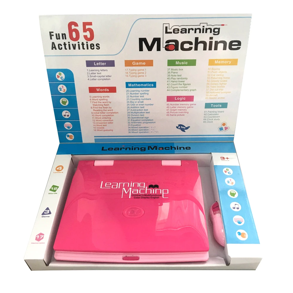 65 Functions Children English Learning Language Toys Intelligent Kids ...