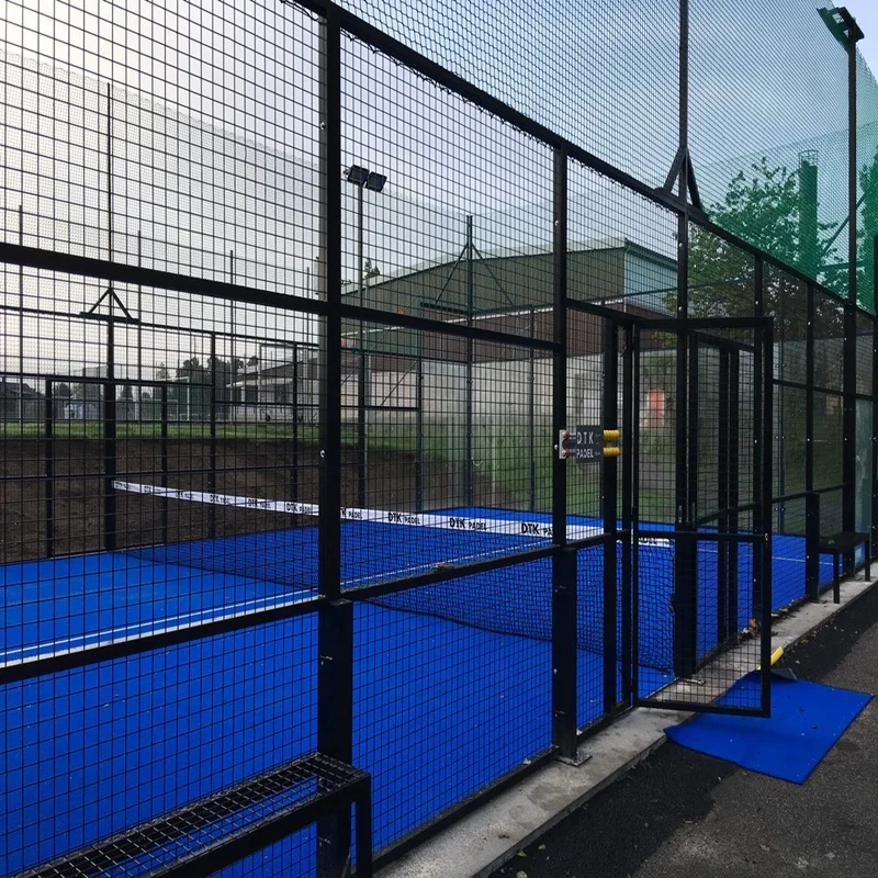 Blue Color Outdoor Artificial Turf for Tennis Court Paddle Grass