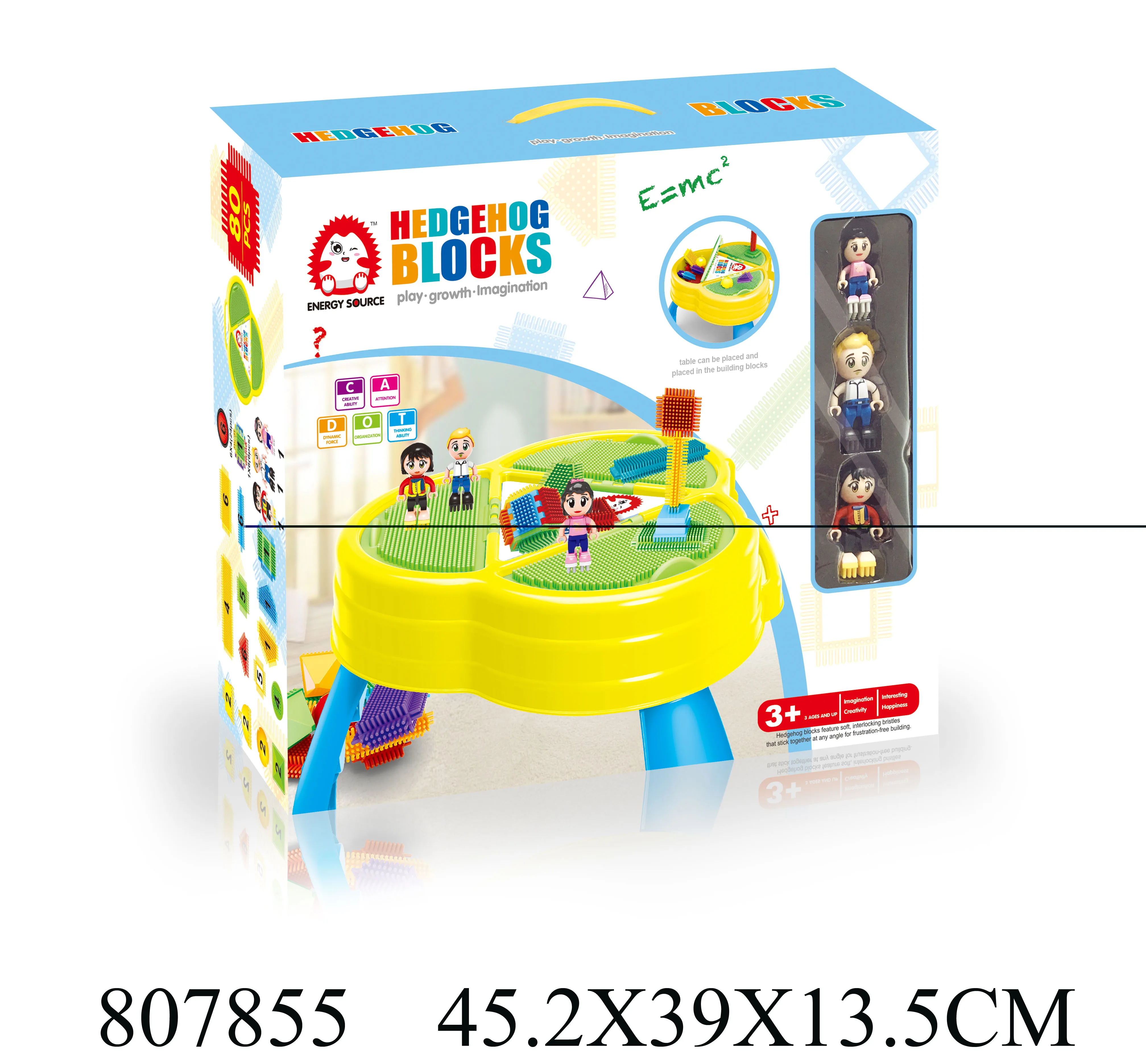 Stick Together Toys - Hedgehog Building Blocks for Kids