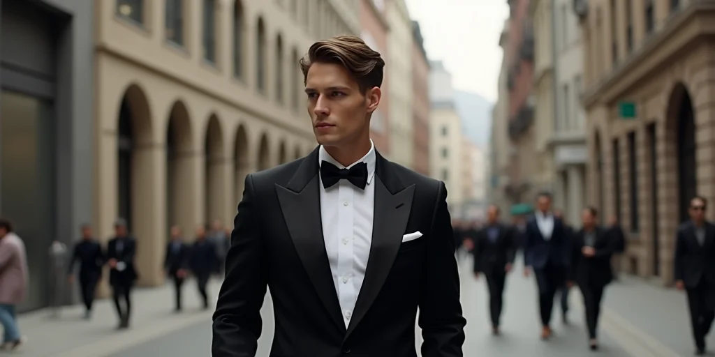 Tuxedo Guy Style Icon 2025 – Premium Formal Wear on Alibaba.com