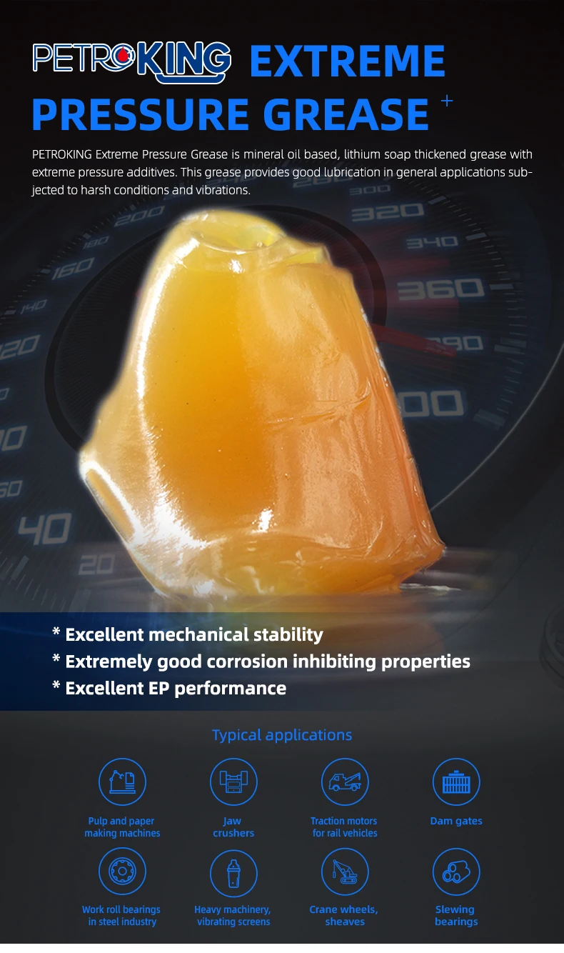 PETROKING EP2 Grease Tube - Superior Lubrication for Excavators