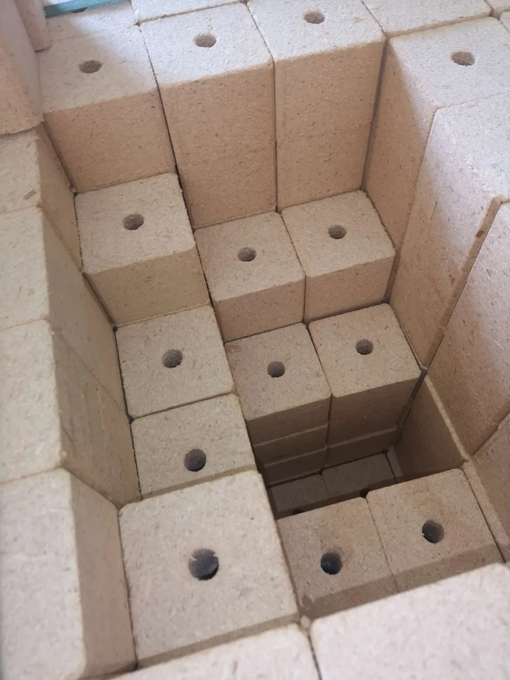 Saw Dust Block For Making Pallet Feet Pallet Block - Buy High Quality ...