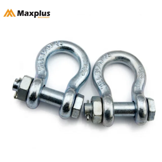 Heavy Duty Wide Body Shackles Towing 2t 4t 5t For Widely Lifting ...