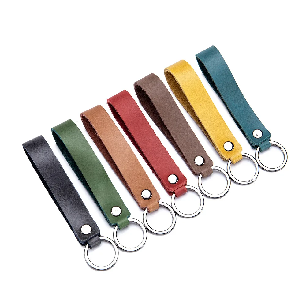 Genuine Leather Keychain - Customizable LOGO Promotion Gift