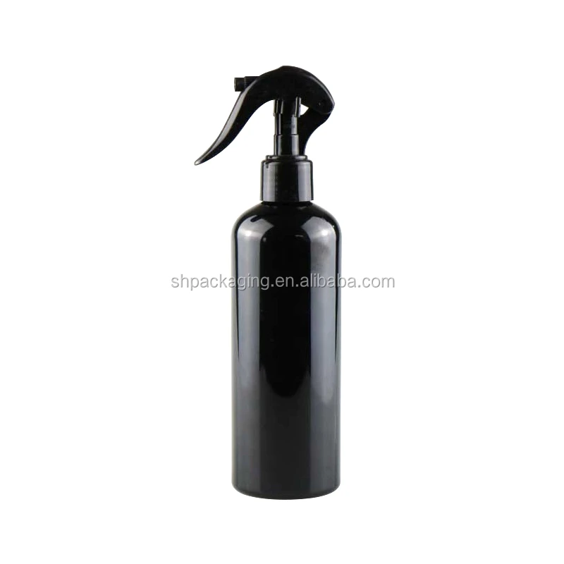 300ml Black Plastic Spray Bottle - Perfect for Cosmetics