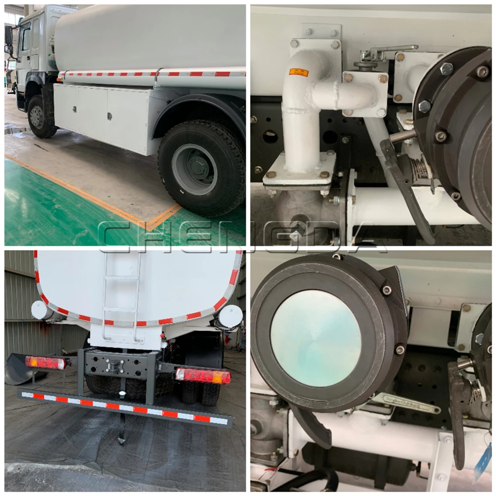 Shacman F2000 6wheels Fuel Tank Petrol Truck Heavy Fuel Tank Trucks For ...