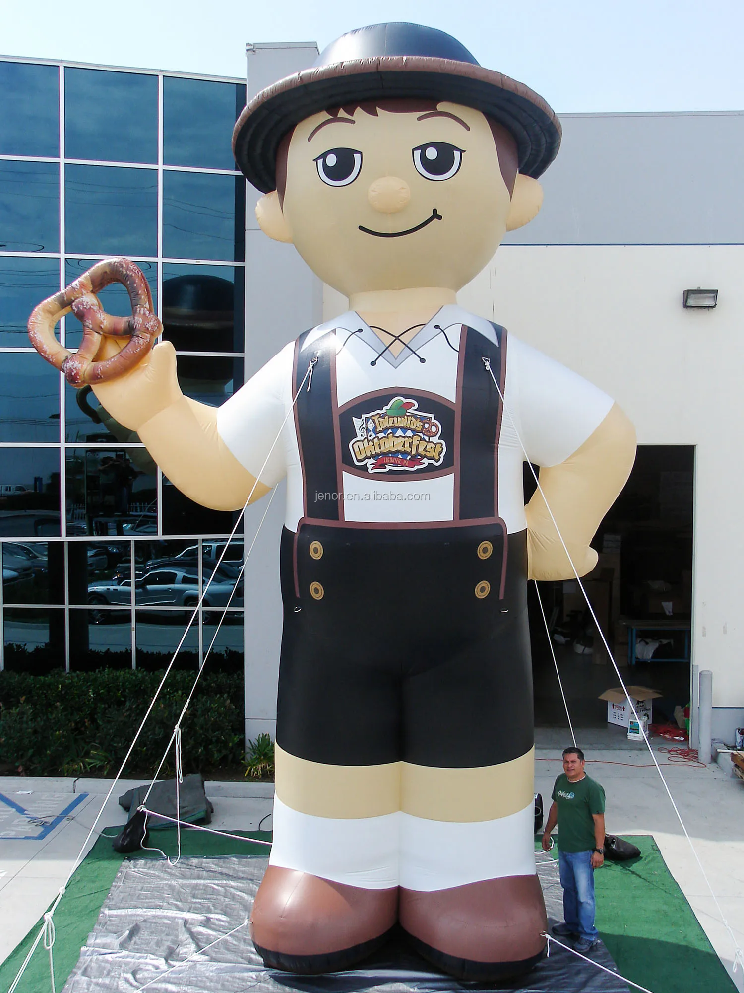 Customized Vivid Inflatable Girl Anime Mascot for Outdoor Advertising