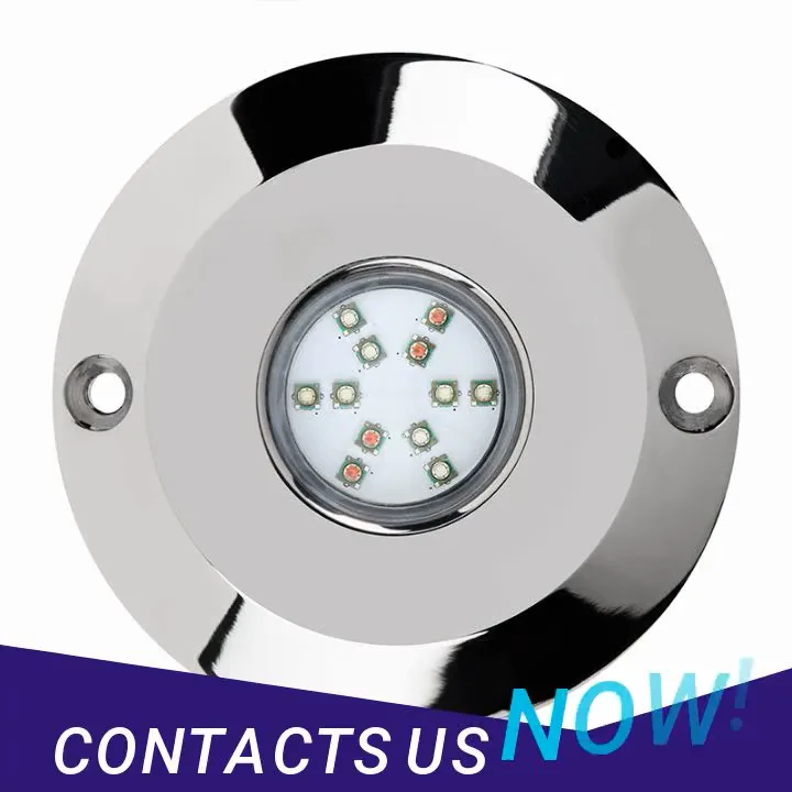 Weiken 316l Stainless Steel Marine Underwater Led Boat Lights ...