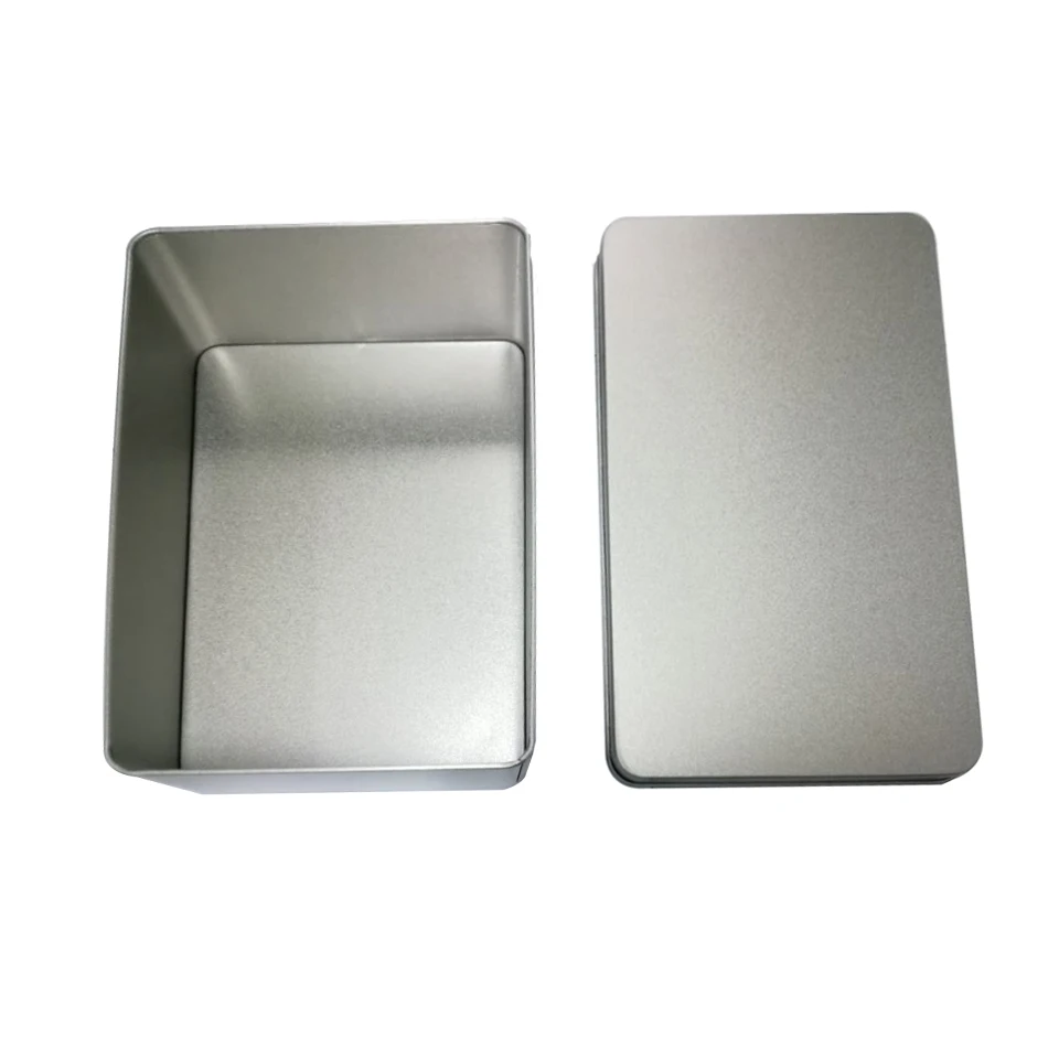 Rectangle Shape Custom Cheap High Quality Small Plain Tin Metal Box ...