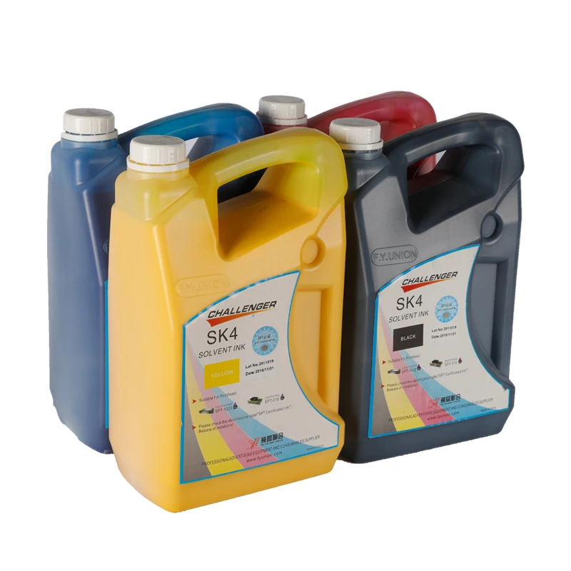 Challenger Sk4 Solvent Based Ink For Phaeton Spt 510 1020 Print Head ...