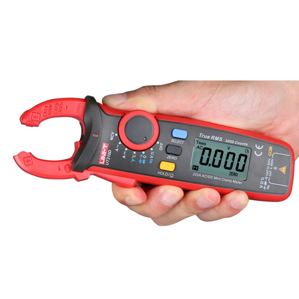 Uni-t Digital Clamp Meter Ut210d Mini Clamp Tester Analog Clamp ...