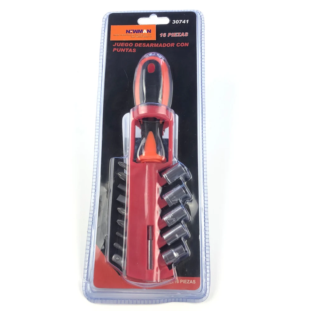 16pcs Harden Craftsman Mini Tool Kit - Wrench Socket Set