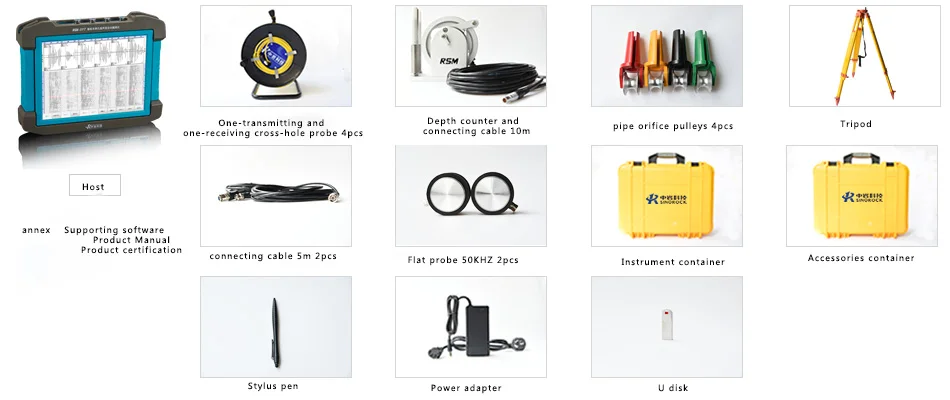 Pit Ultra Sonic Pile Integrity Tester Of Concrete Deep Foundation By ...