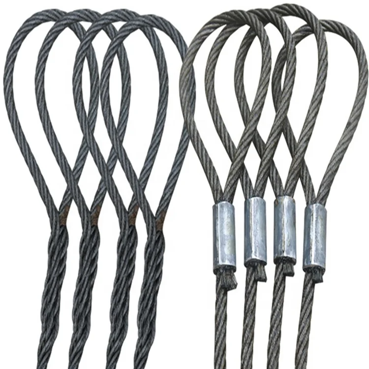 Hand Spliced Wire Rope Cable Sling With Soft Eye - Buy Wire Rope Sling ...