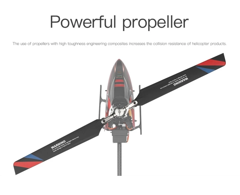 Alloy Model RC Helicopter - Wltoys K130 - 6ch Esky Brushless