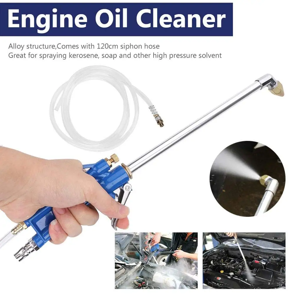 Engine Cleaning Gun with 4ft Siphon Hose - Efficient & Durable