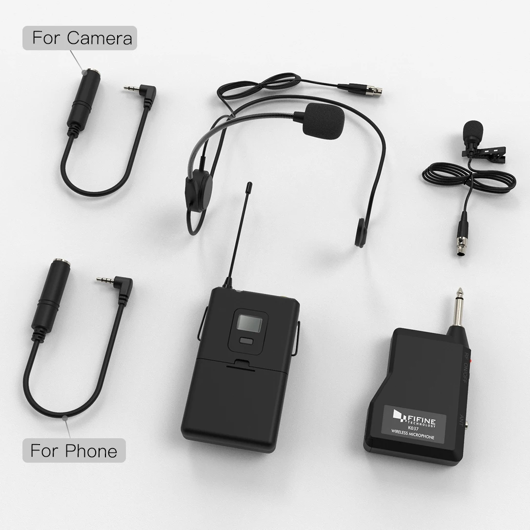Wireless Collar Microphone Set Lavalier Lapel Microphone,Ideal For ...
