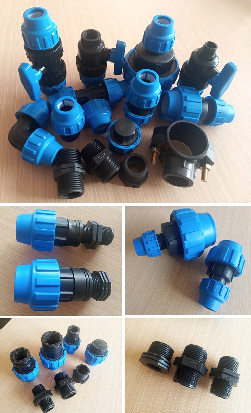 Hyrt Hdpe Pp Pe Compression Fitting And Clamp Saddles For Irrigation Building Materials From 20 ...