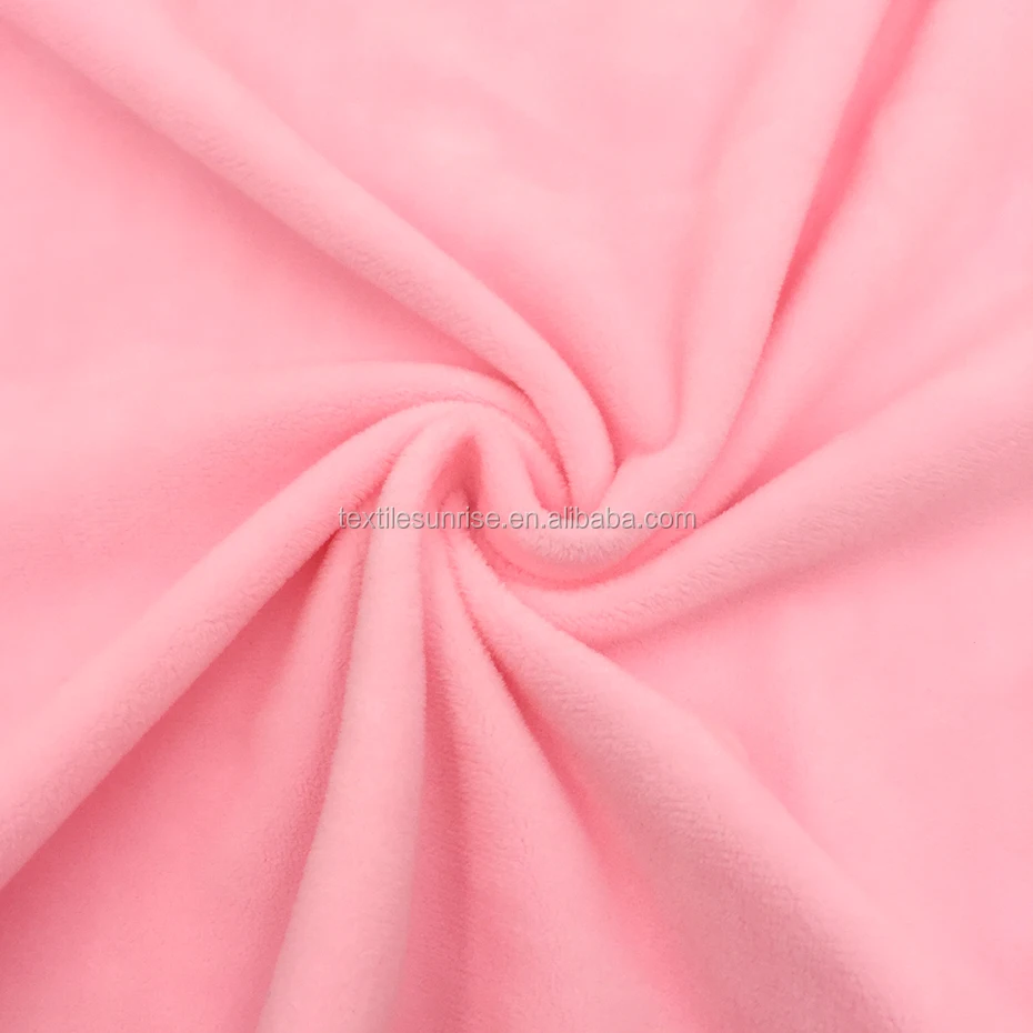 100% Polyester Soft Boa EF Velboa Baby Bedding - Minky Plush