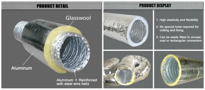 Flexible Insulation Ducts by FANRYN - Efficient HVAC Solutions